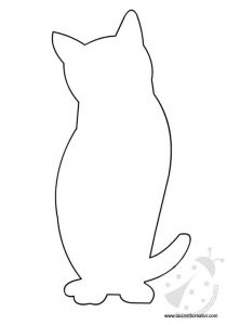 Sagome gatti per lavoretti - Lavoretti Creativi