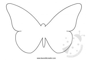 Farfalle - Sagome da ritagliare - Lavoretti Creativi