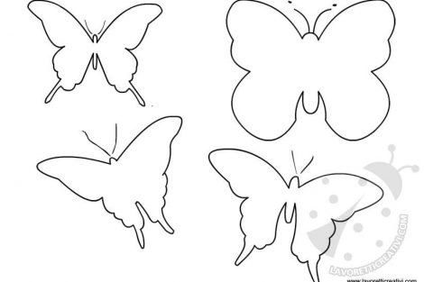 Lavoretti a tema Sagome Lavoretti facili e creativi