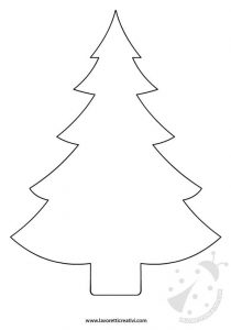 Albero di Natale: sagome per lavoretti - Lavoretti Creativi