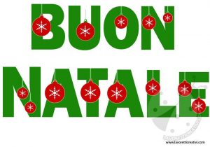 Addobbi Natalizi - Festone Buon Natale - Lavoretti Creativi