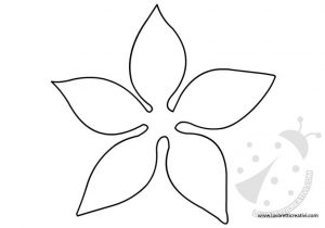 Sagoma della stella di Natale - Lavoretti Creativi