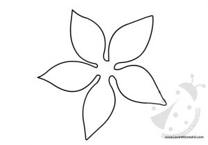 Sagoma della stella di Natale - Lavoretti Creativi