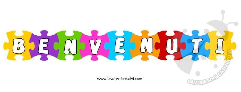 Puzzle - Benvenuti - Lavoretti Creativi