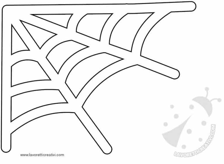 Ragnatela con ragni - Lavoretti Creativi