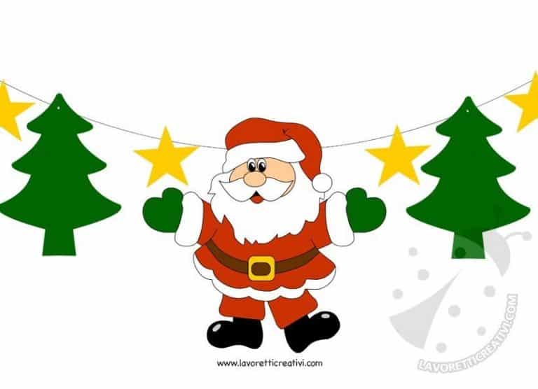 Addobbi Natalizi - Festone di carta - Lavoretti Creativi