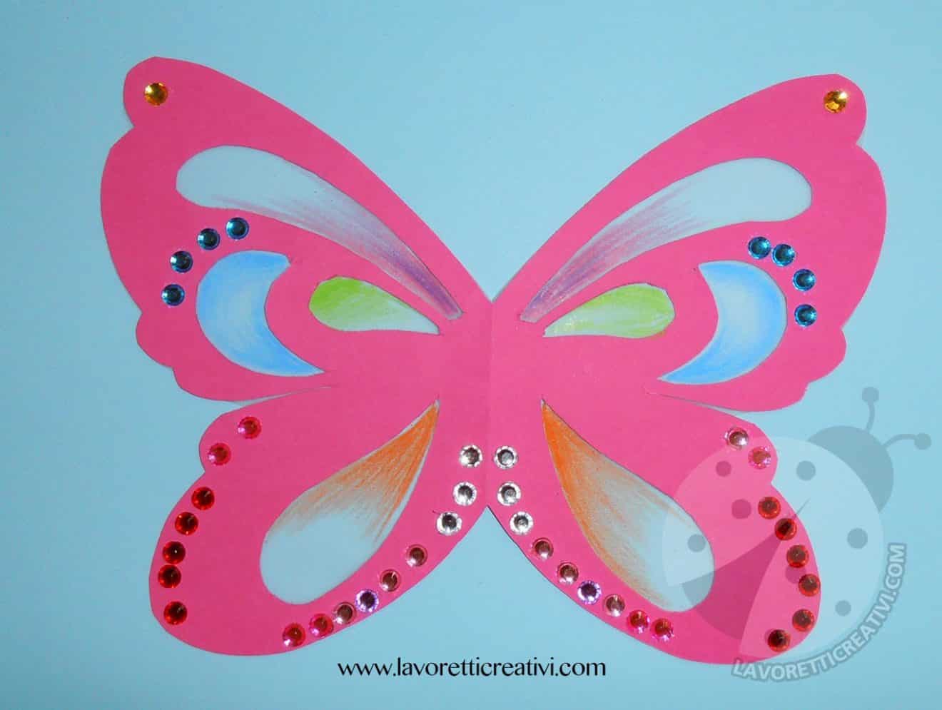 Farfalla 3D di carta - Lavoretti Creativi