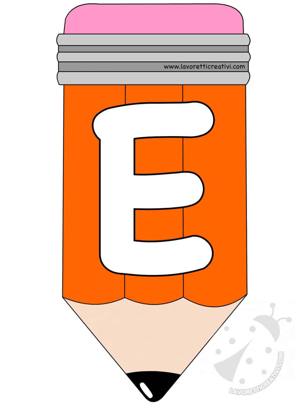 Striscione Benvenuti con matite colorate - Lavoretti Creativi