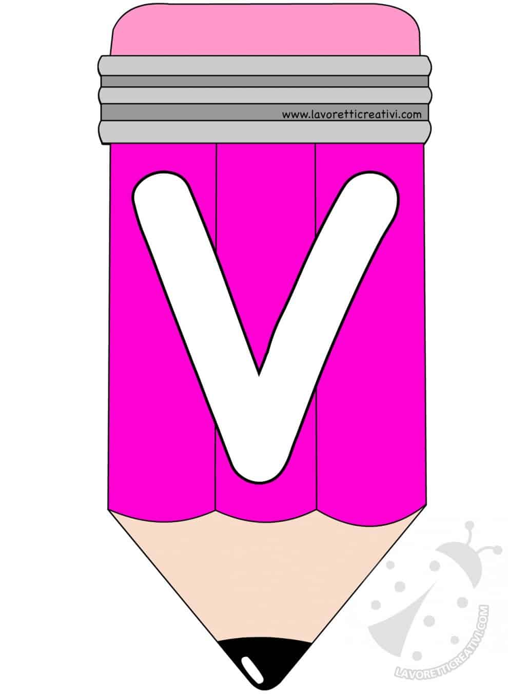 Striscione Benvenuti con matite colorate - Lavoretti Creativi