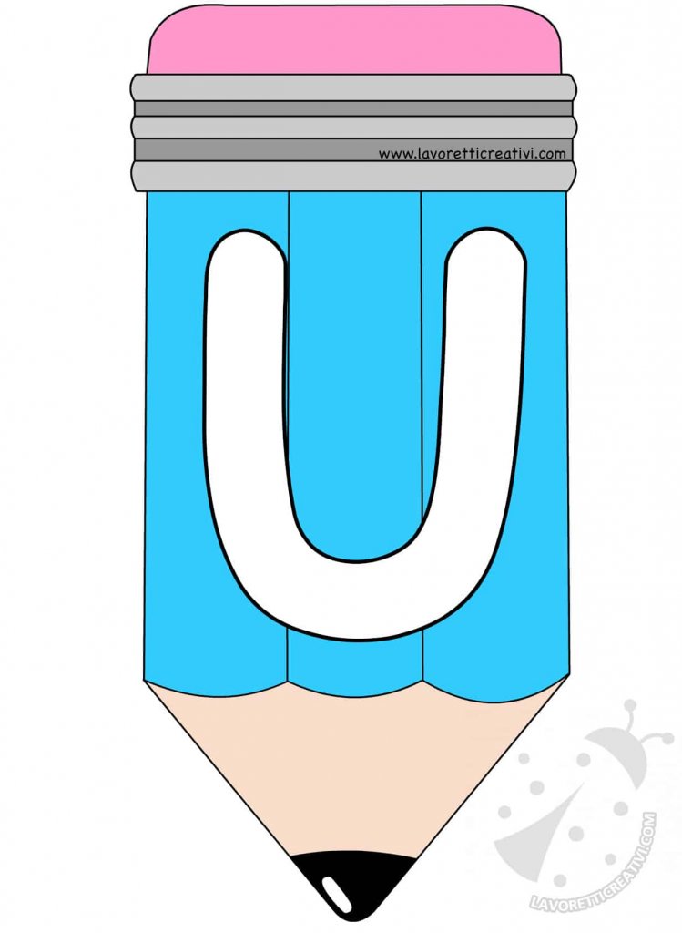 Striscione Benvenuti con matite colorate - Lavoretti Creativi