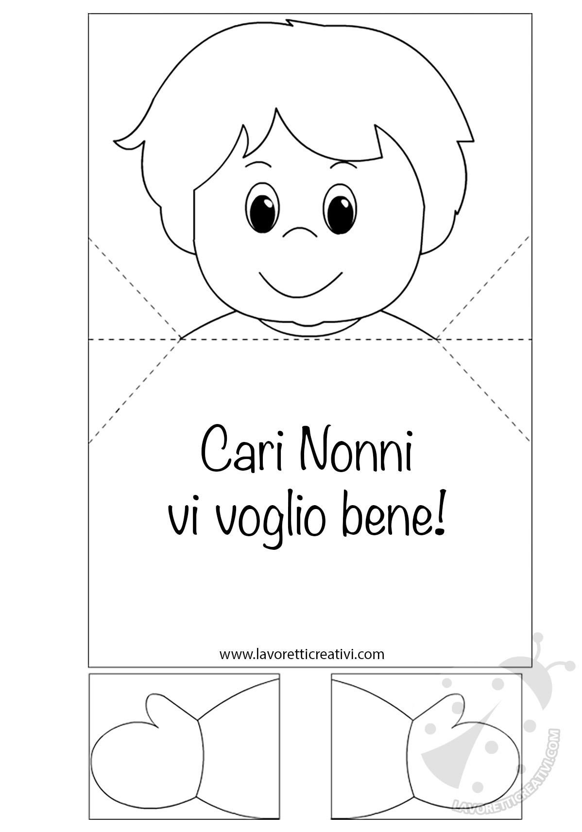 Biglietto pop up per la Festa dei Nonni - Lavoretti Creativi Biglietto pop up per la Festa dei Nonni - Lavoretti Creativi