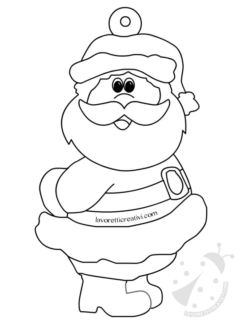 Addobbi di Natale da stampare e colorare - Lavoretti Creativi