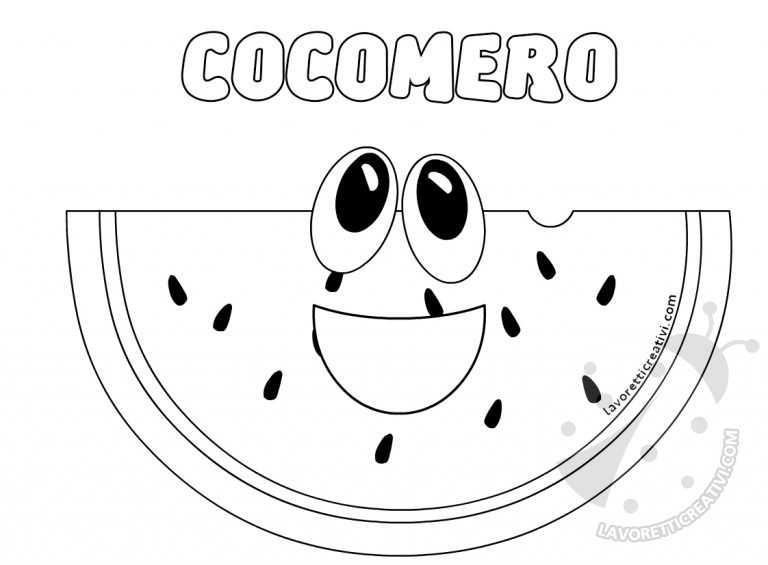 Frutta Disegni da colorare per bambini - Lavoretti Creativi