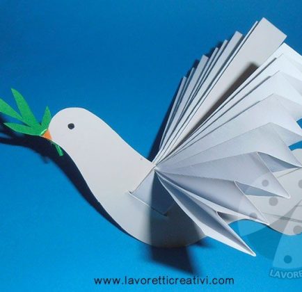 Colomba: sagoma per lavoretti - Lavoretti Creativi