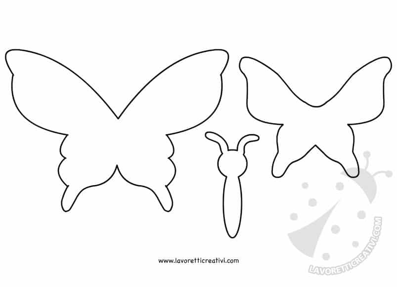 Farfalle 3D con cartoncini colorati e perline adesive - Lavoretti Creativi