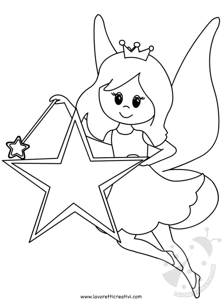 Fatina con le regole della classe da colorare - Lavoretti Creativi