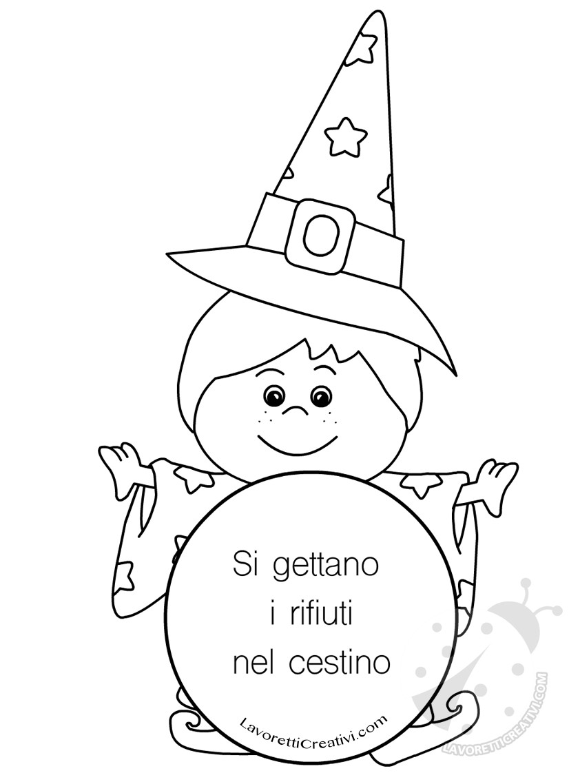 Maghetto con le regole della classe da colorare - Lavoretti Creativi