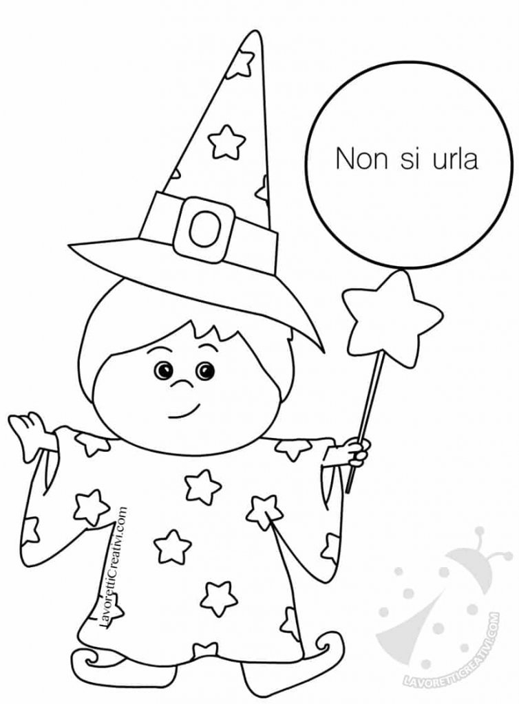 Maghetto con le regole della classe da colorare - Lavoretti Creativi