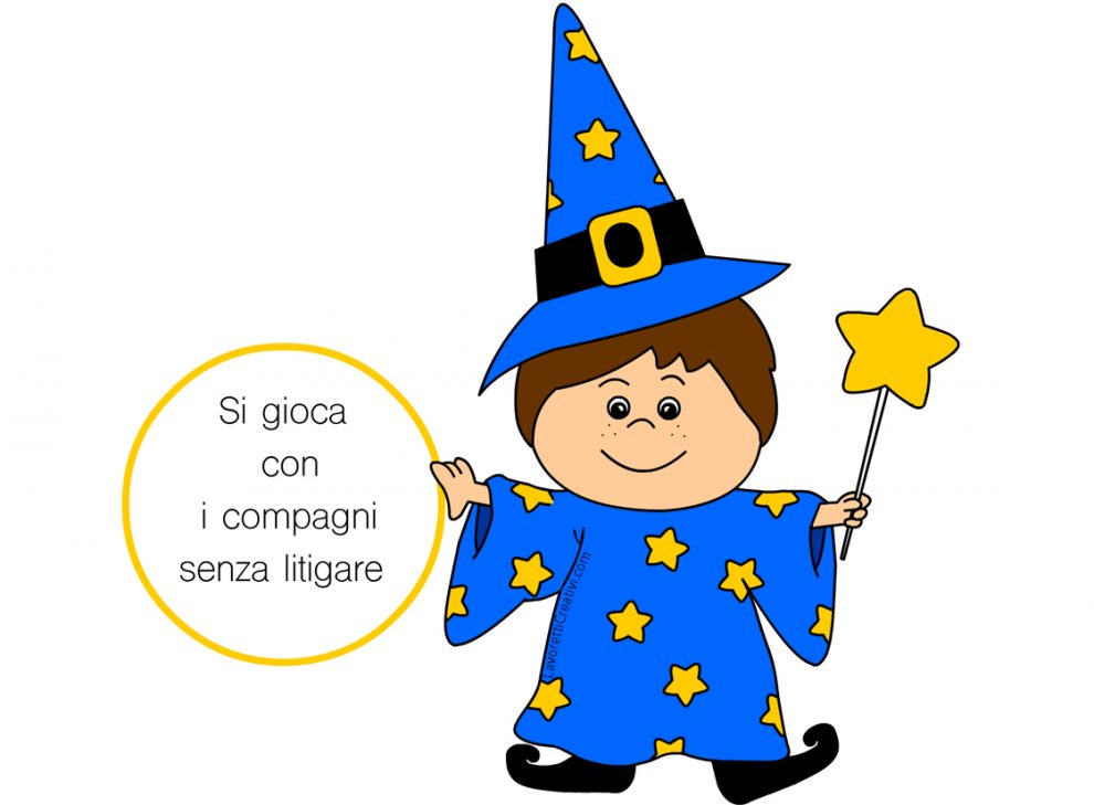 Maghetto con regole della classe colorate - Lavoretti Creativi