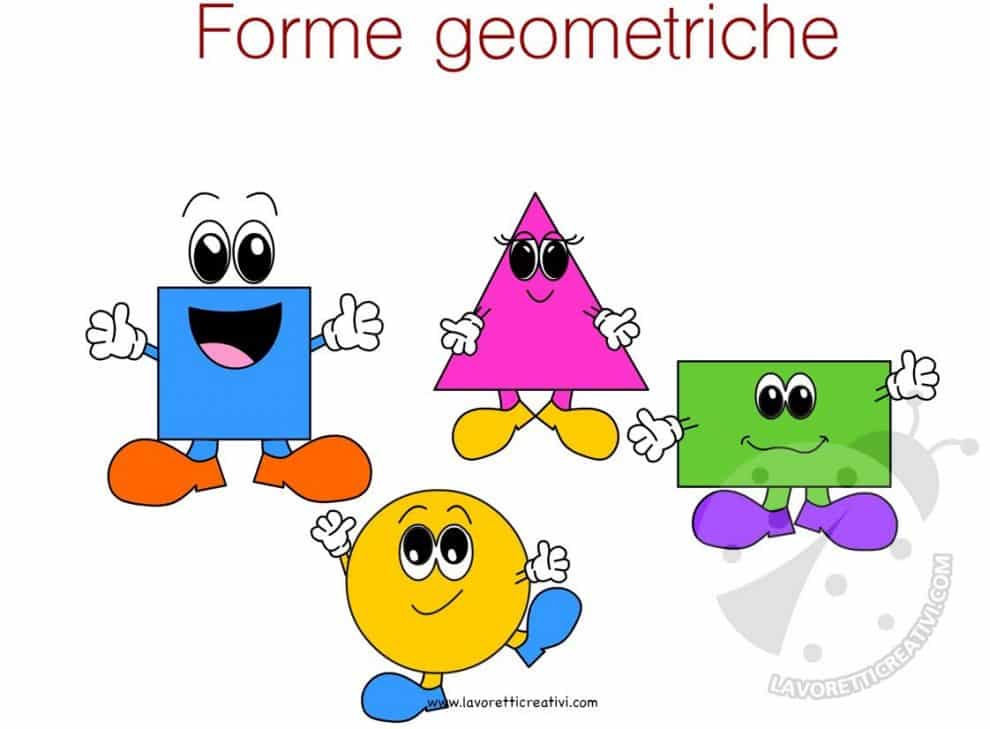 Forme geometriche da stampare Scuola Primaria - Lavoretti Creativi