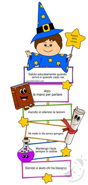 Educazione civica le regole di classe - Lavoretti Creativi