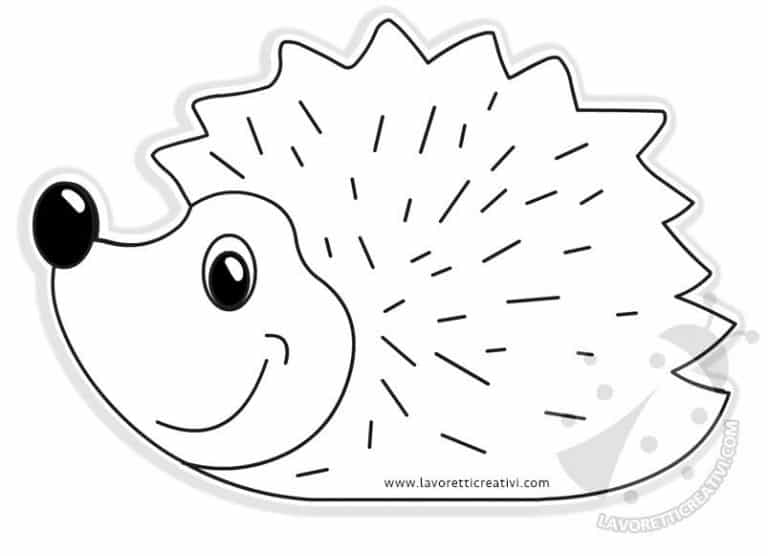 Riccio sticker - Lavoretti Creativi