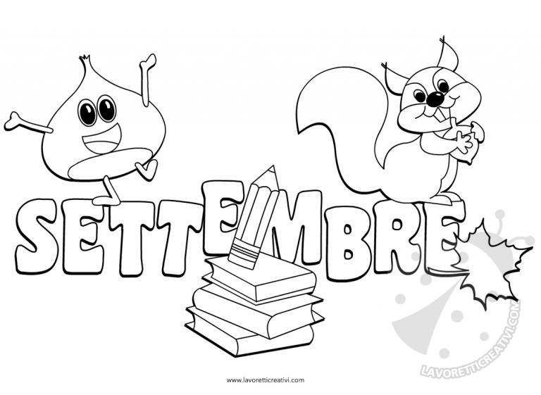 Scuola Primaria Immagini sul mese di settembre - Lavoretti Creativi