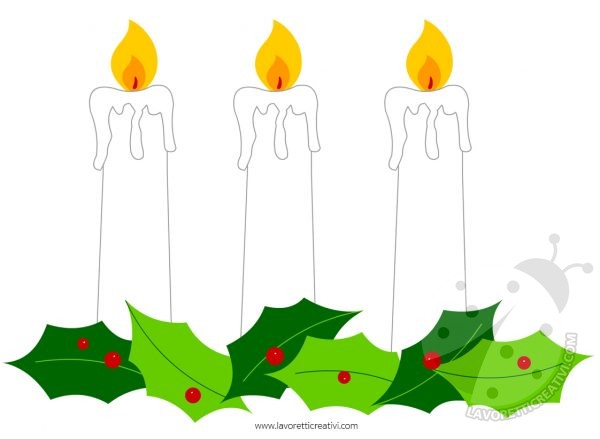 Sagome di Natale da ritagliare - Lavoretti Creativi