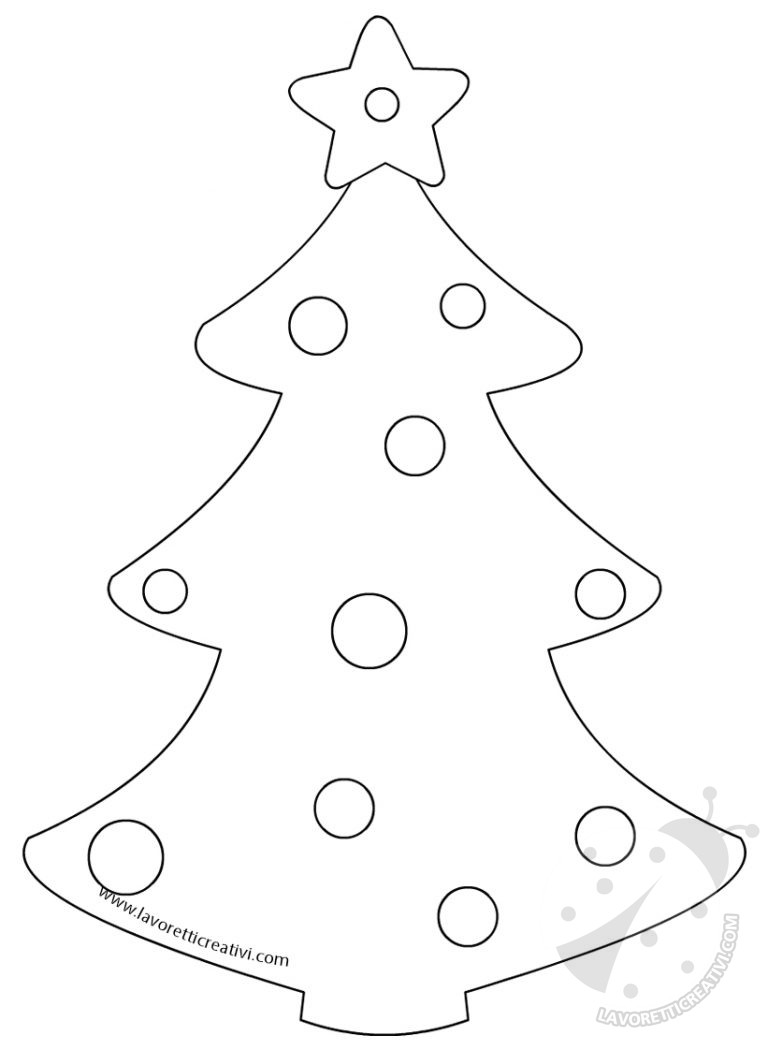 Addobbi di Natale per bambini da stampare e colorare - Lavoretti Creativi