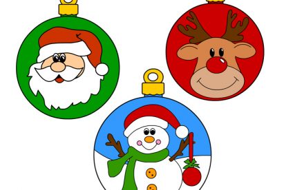 Buon Natale: festone da stampare - Lavoretti Creativi