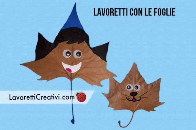 Lavoretti con foglie secche Scuola Primaria - Lavoretti Creativi Lavoretti con foglie secche Scuola Primaria - Lavoretti Creativi