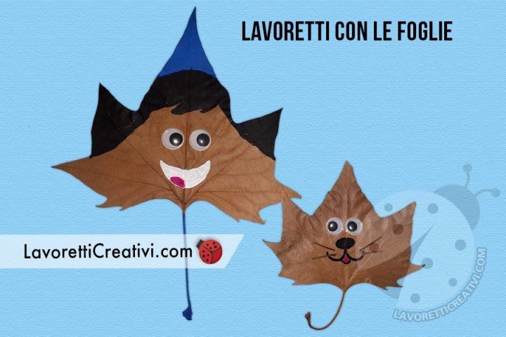 Lavoretti con foglie secche Scuola Primaria - Lavoretti Creativi Lavoretti con foglie secche Scuola Primaria - Lavoretti Creativi