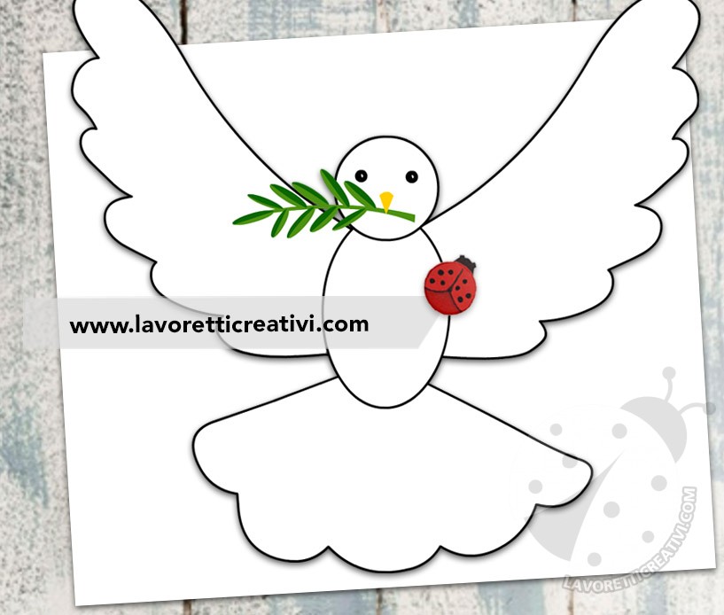 Disegno Colomba Facile Come Disegnare Una Colomba Per Pasqua: Idee Per