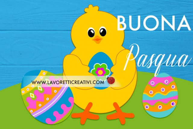 Lavoretto Pasqua - Pulcino che esce dall'uovo - Lavoretti Creativi