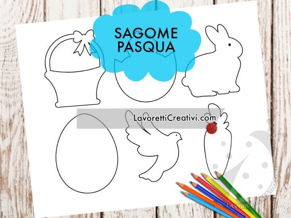Sagome orsetti per lavoretti - Lavoretti Creativi