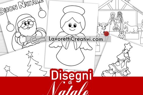 Sagoma della stella di Natale - Lavoretti Creativi
