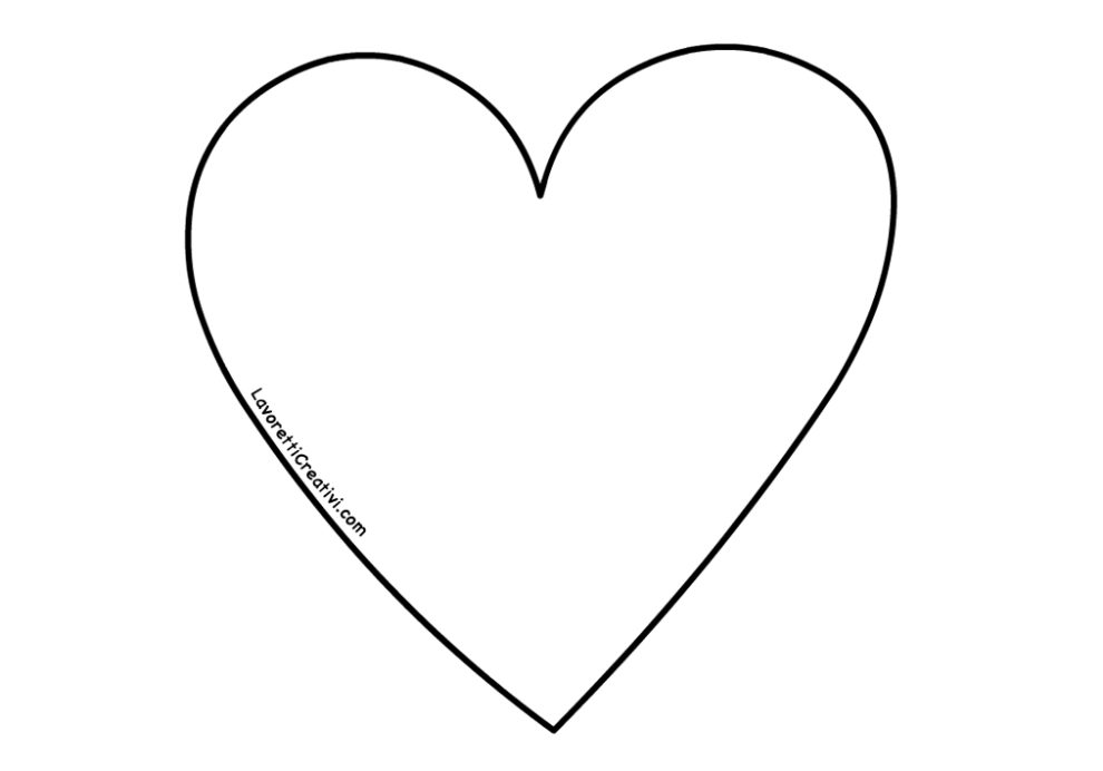 Cuore disegno - Lavoretti Creativi