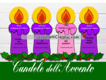 Candele Avvento - Lavoretti Creativi
