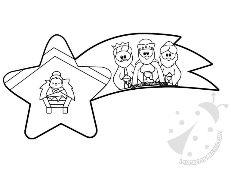 Disegno Re Magi - Lavoretti Creativi
