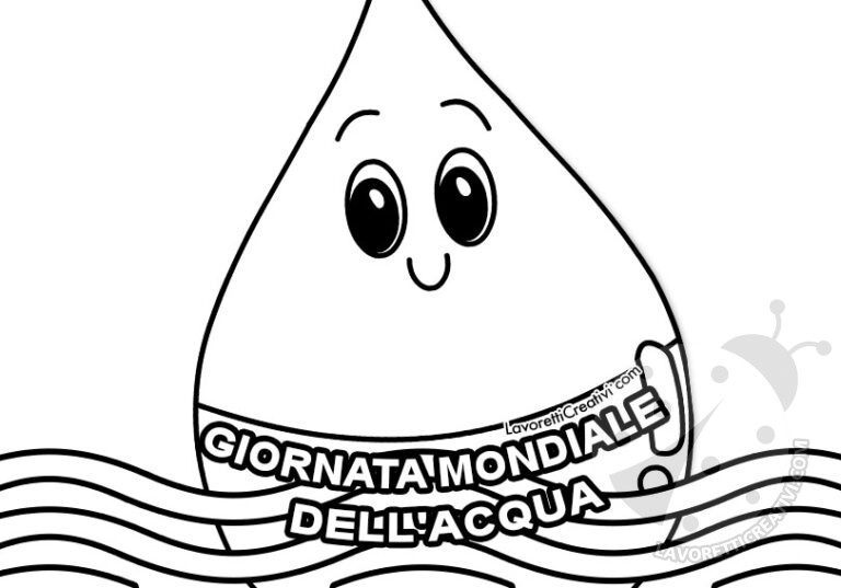 Disegni sulla Giornata dell'acqua - Lavoretti Creativi