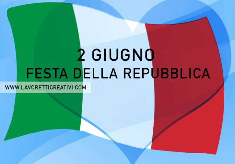 2 giugno Festa della Repubblica - Lavoretti Creativi