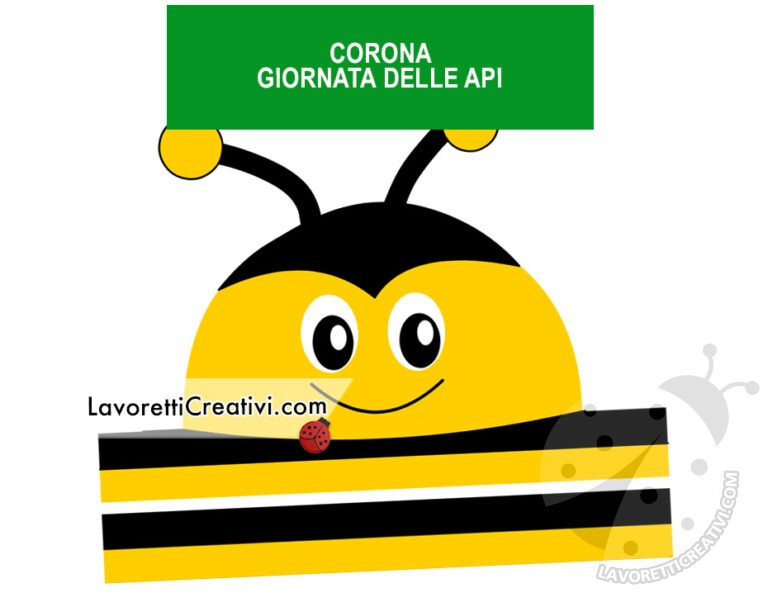 Corona per la Giornata delle Api - Lavoretti Creativi