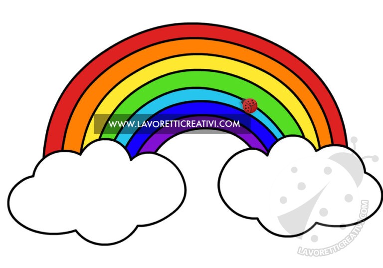Arcobaleno colori - Lavoretti Creativi