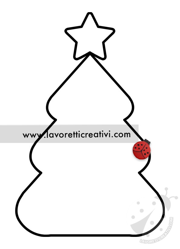 Disegni Da Colorare Dell'albero Di Natale Da Stampare