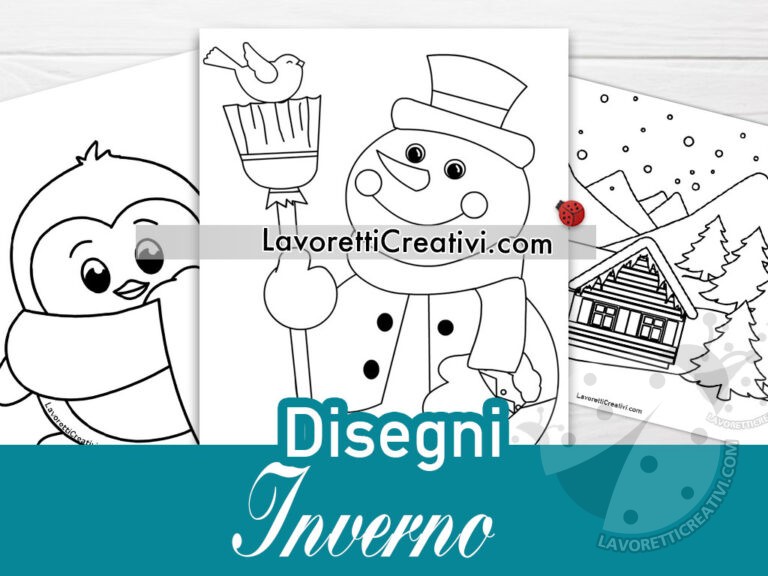 Disegni inverno - Lavoretti Creativi