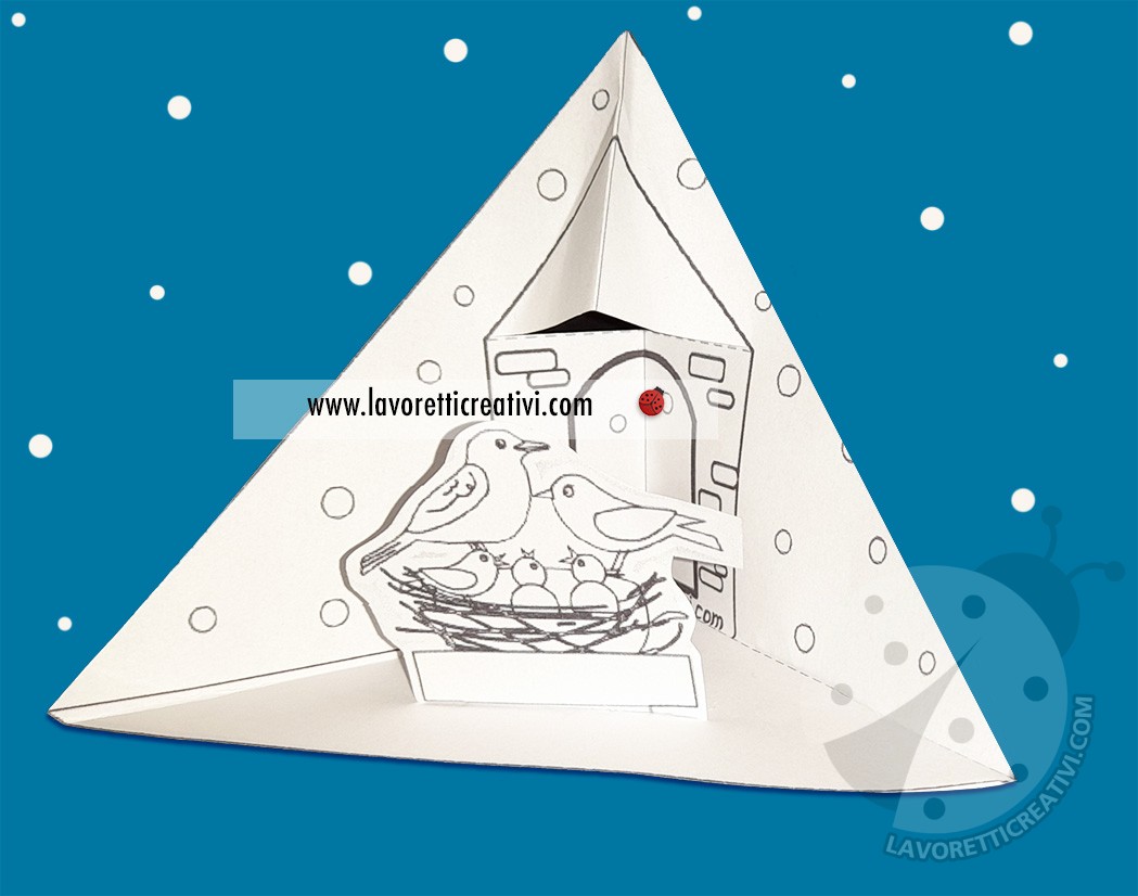 Decorazione finestre inverno - Lavoretti Creativi