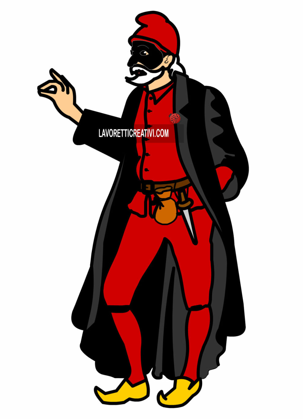 Pantalone maschera - Lavoretti Creativi