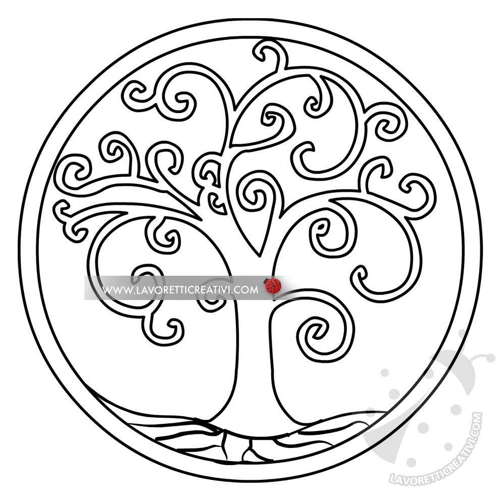 Sagome alberi per lavoretti - Lavoretti Creativi