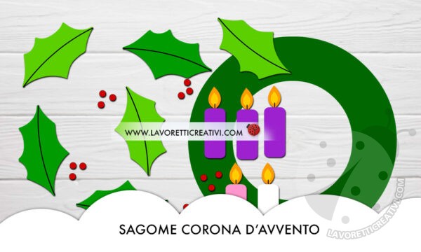 Corona Avvento - Lavoretti Creativi