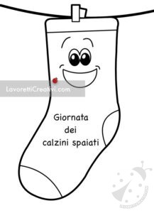 Calzino disegno - Lavoretti Creativi